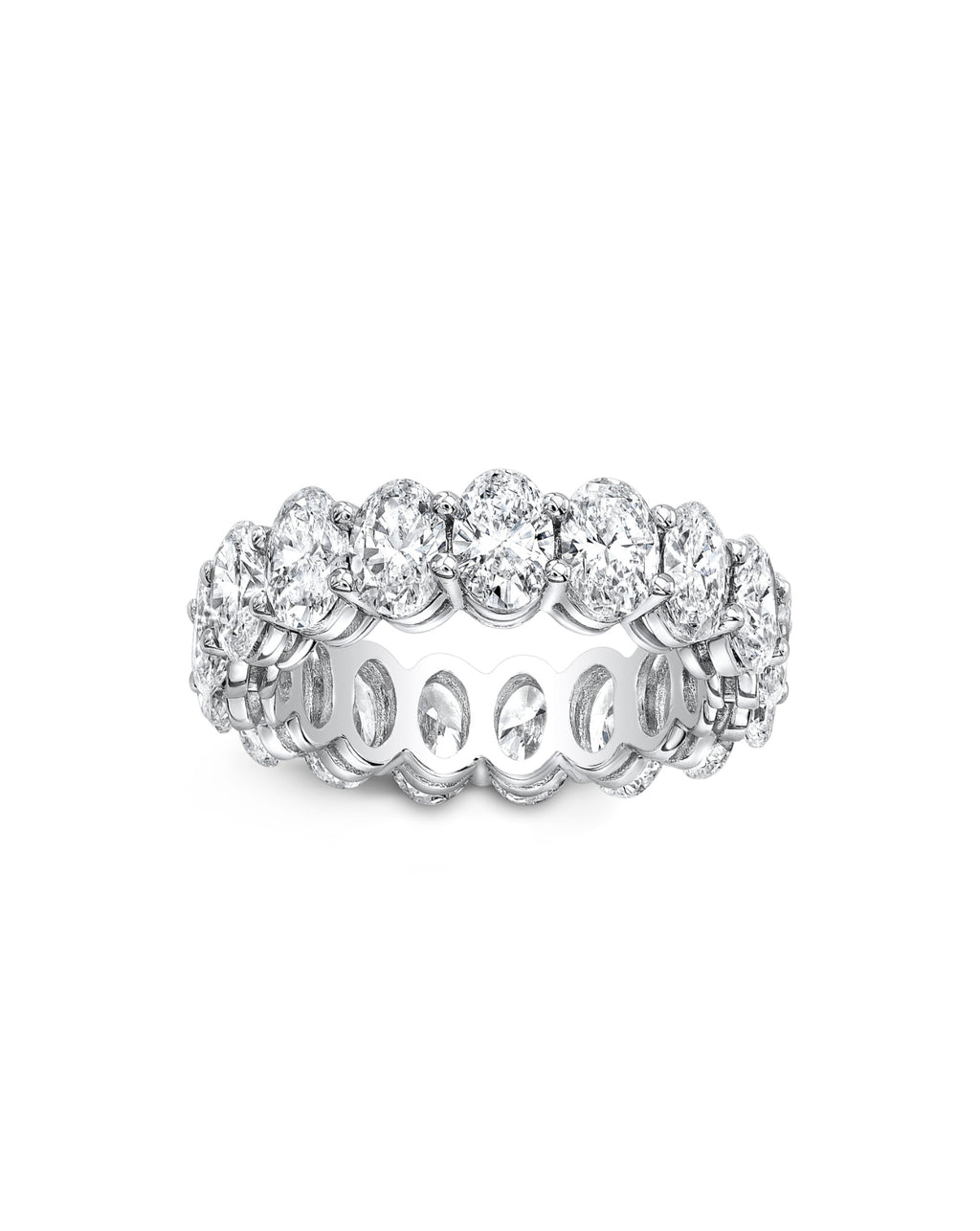 Eternity Band Ring | Oval Cut 4ct LAB Diamond – Unvaulted Jewels